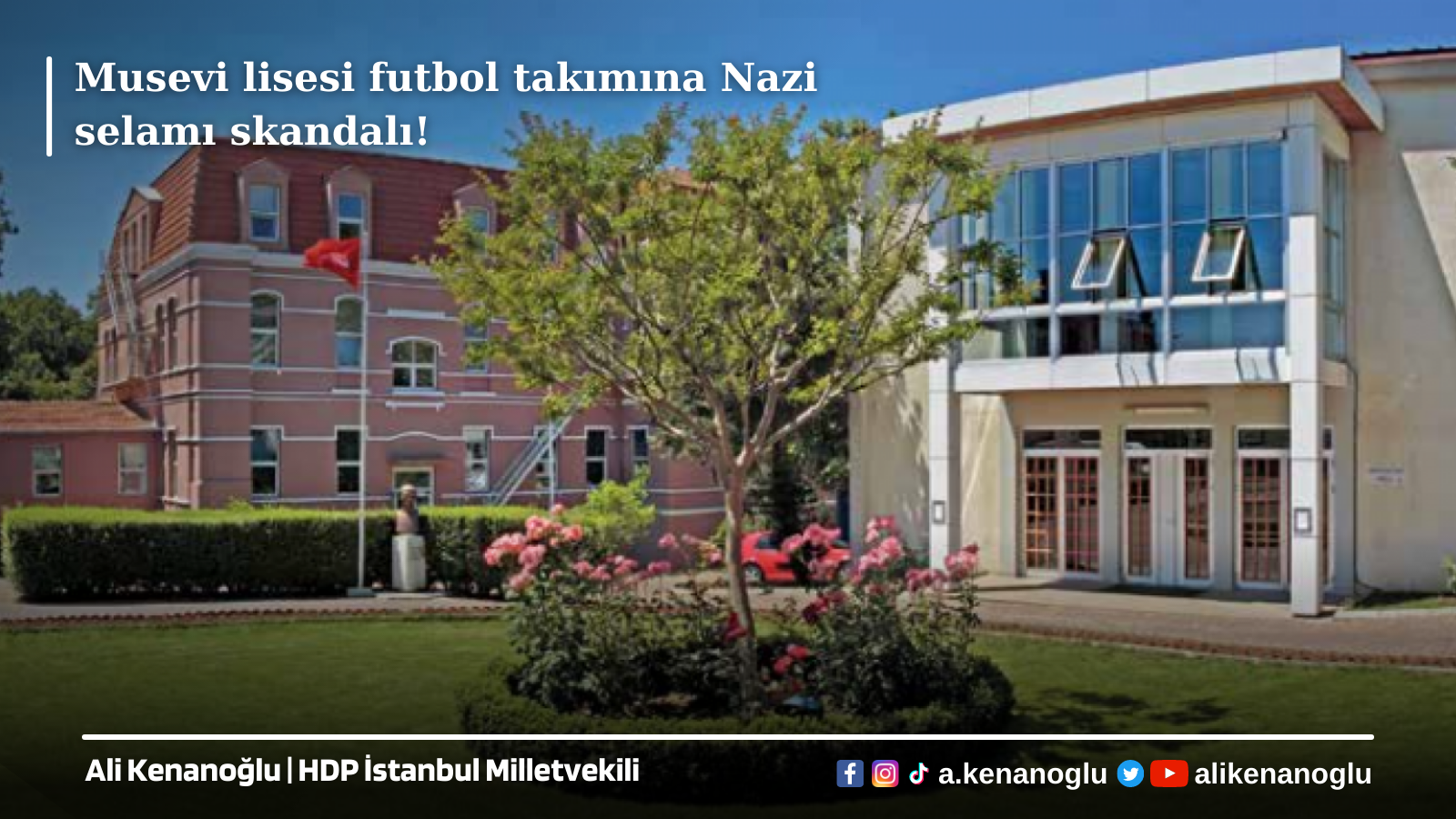 Musevi lisesi futbol takımına Nazi selamı skandalı!